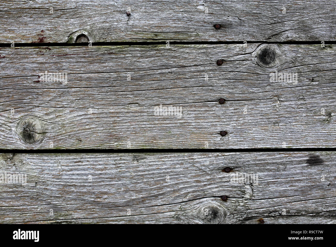 texture of horizontal gray boards Stock Photo - Alamy