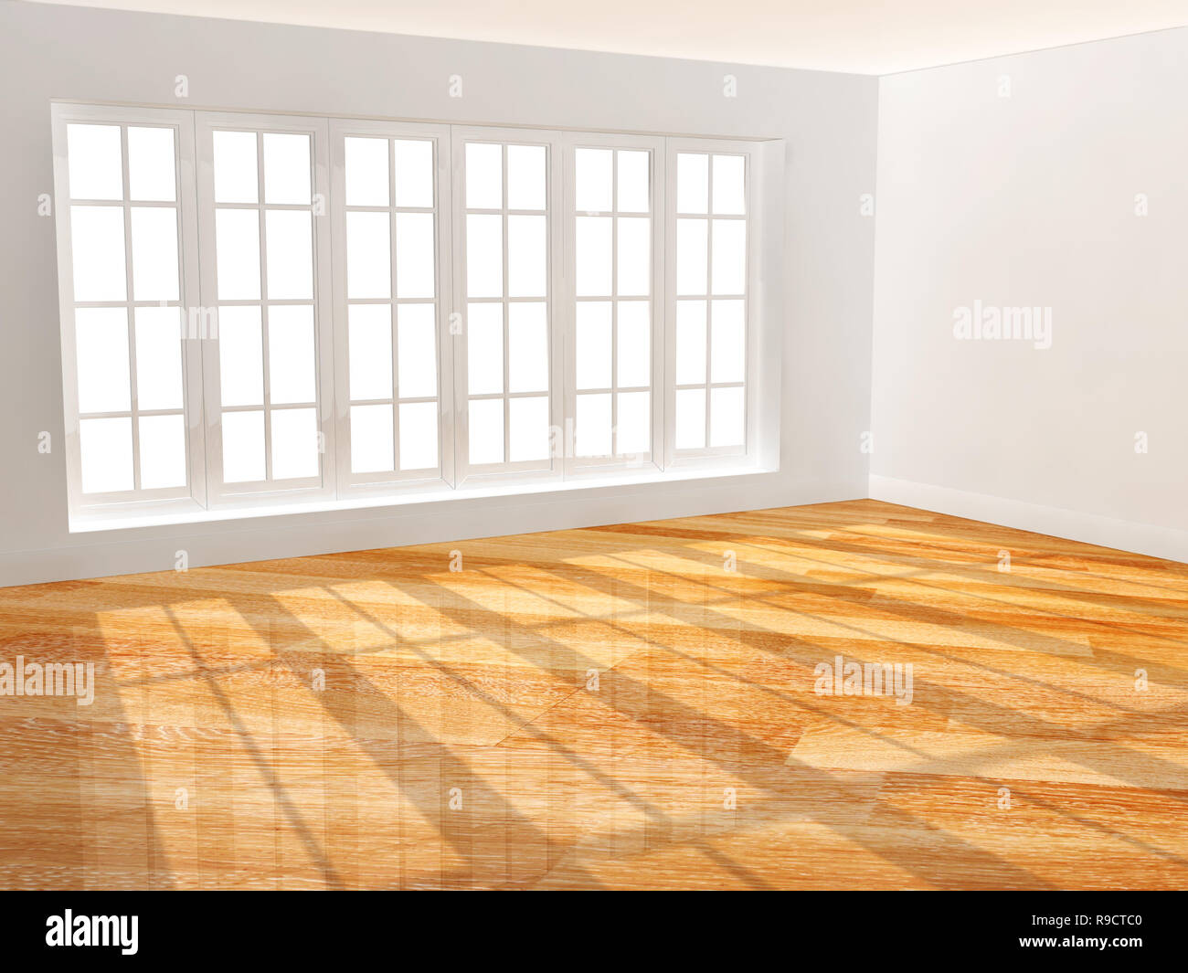 Empty hall laminate floor hi-res stock photography and images - Alamy