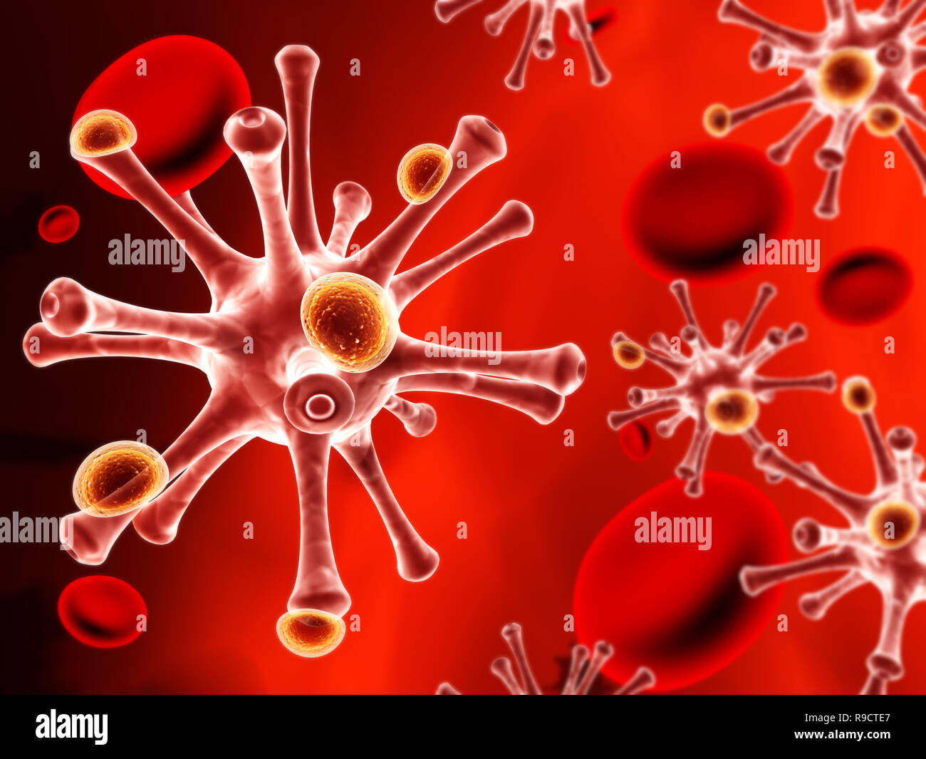 Phagocytes hi-res stock photography and images - Alamy