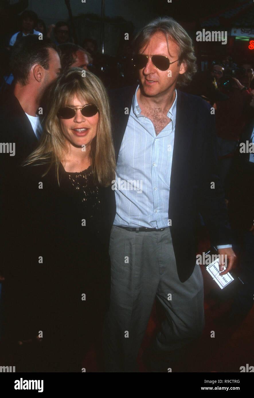 HOLLYWOOD, CA - MAY 26: Actress Linda Hamilton and director James ...