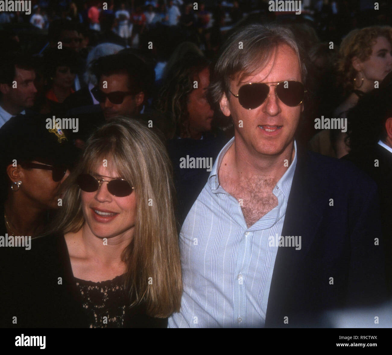 HOLLYWOOD, CA - MAY 26: Actress Linda Hamilton and director James ...
