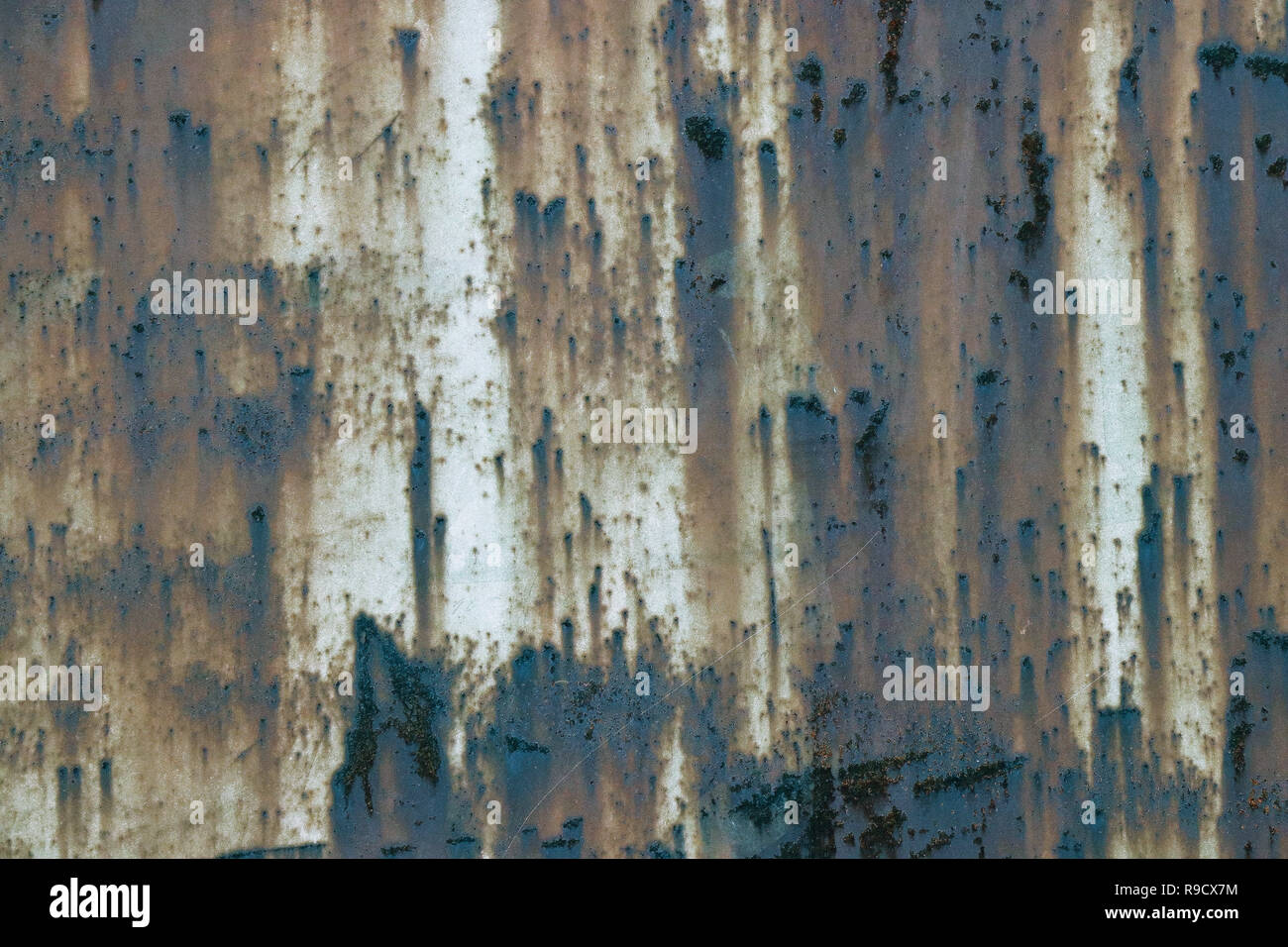 colorful rusty metal iron plate grunge wall background backdrop surface ...
