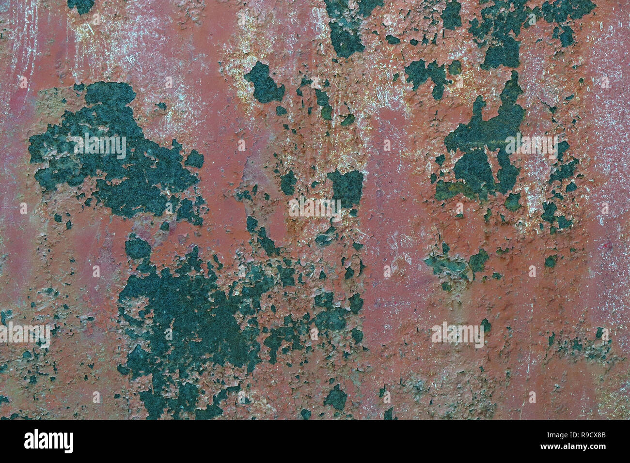 colorful rusty metal iron plate grunge wall background backdrop surface ...