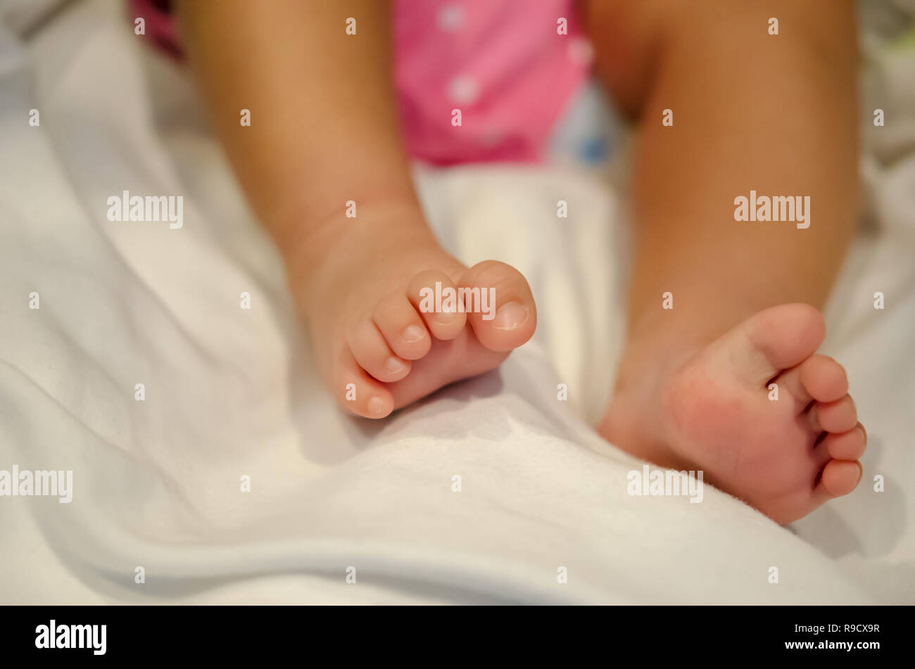 close up Newborn Baby Feet Stock Photo - Alamy