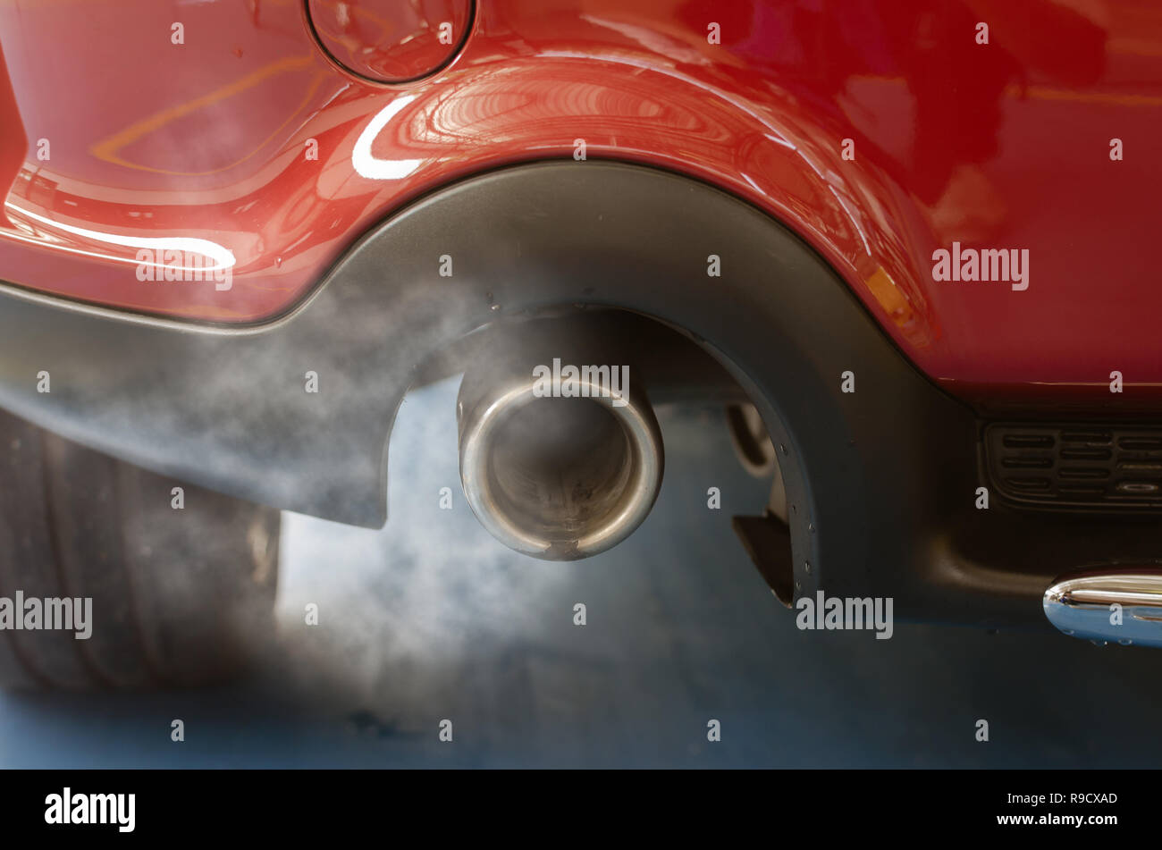 Close-up car exhaust pipe Stock Photo - Alamy