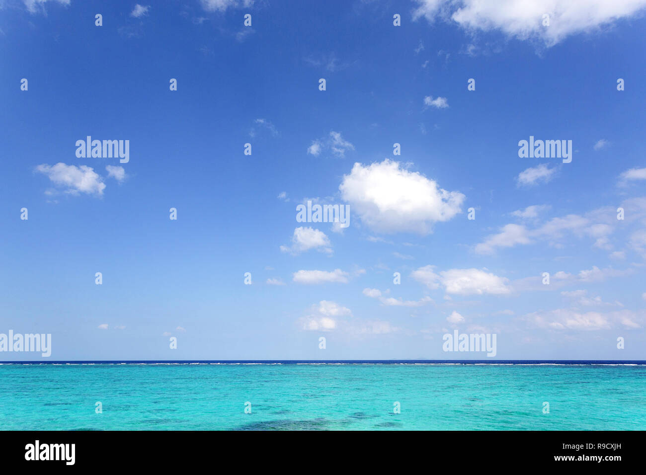 Clear turquoise water at beach in Okinawa, Japan Stock Photo - Alamy