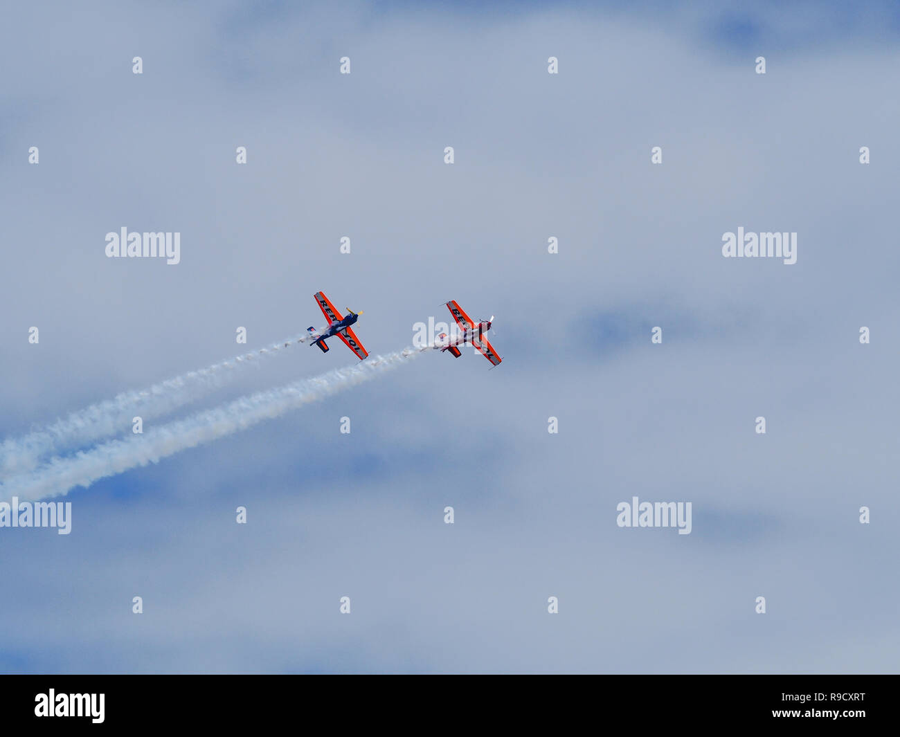 A Coruna - Spain - July 20, 2014 - Aerobatic show Stock Photo - Alamy