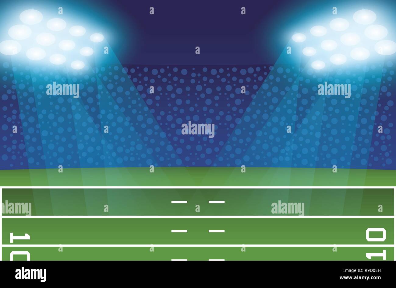 American football field Stock Vector Image & Art - Alamy