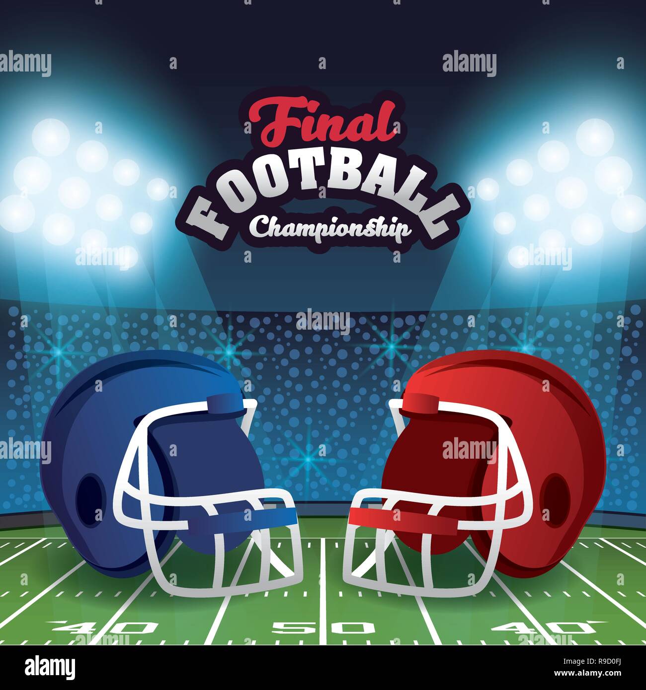 Football championship final Stock Vector Image & Art - Alamy