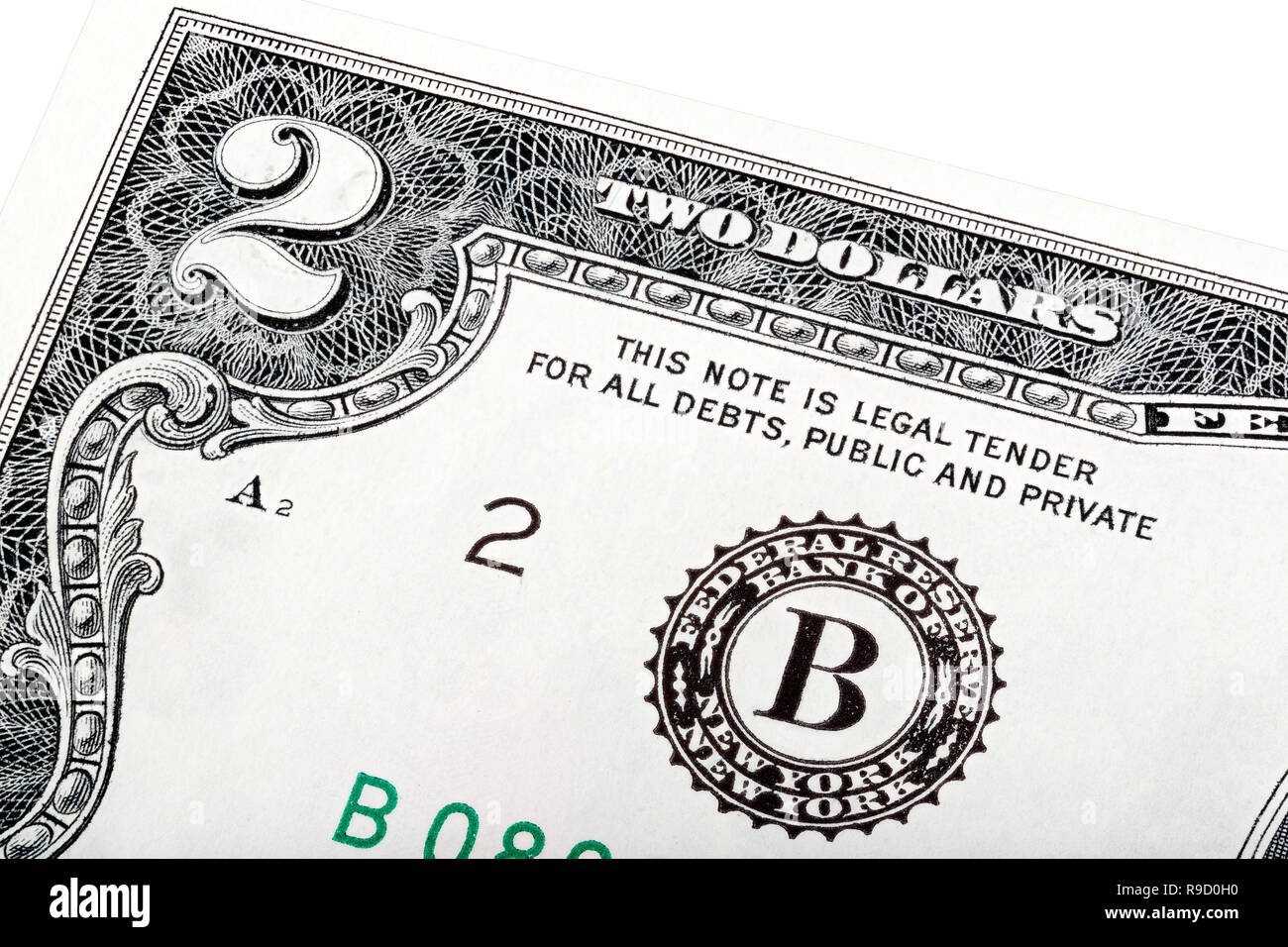 Two dollar bill, stack hi-res stock photography and images - Alamy