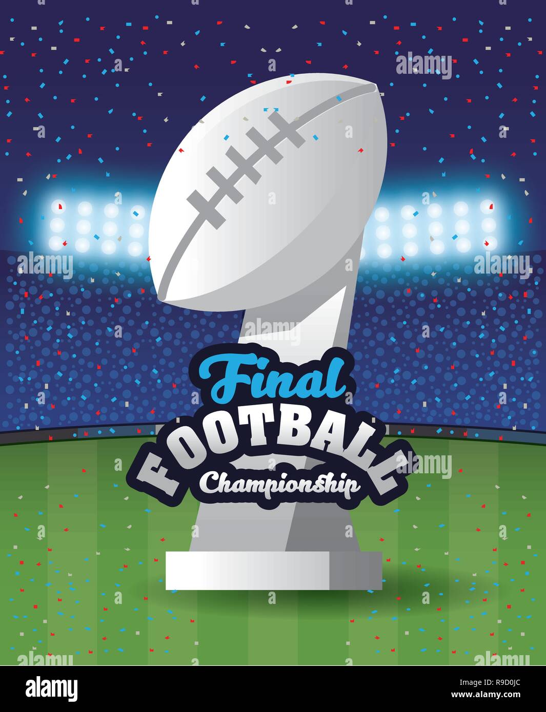 Football championship final Stock Vector Image & Art - Alamy