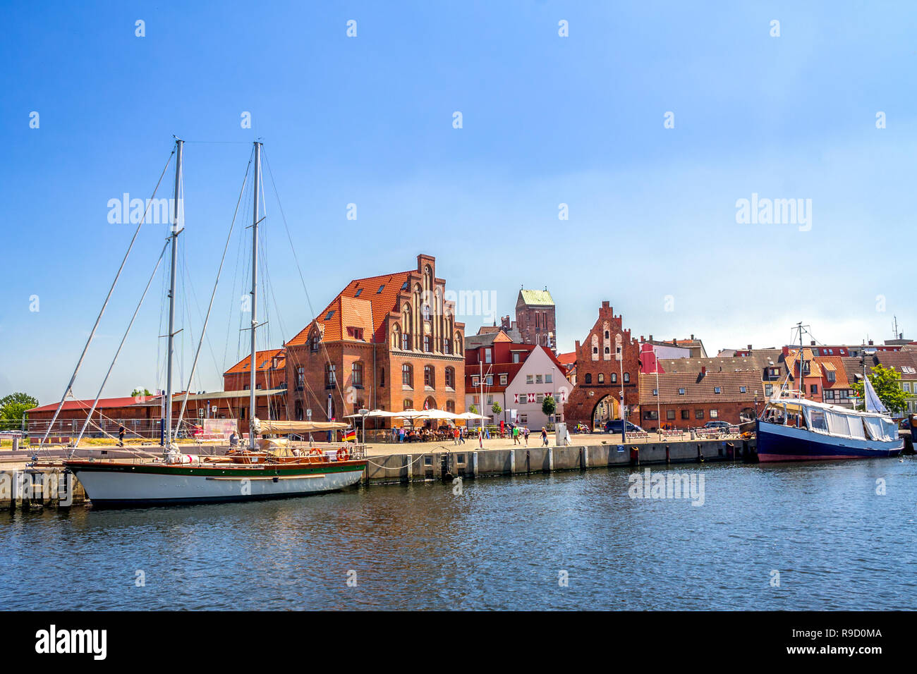 Marina, Wismar, Germany Stock Photo - Alamy