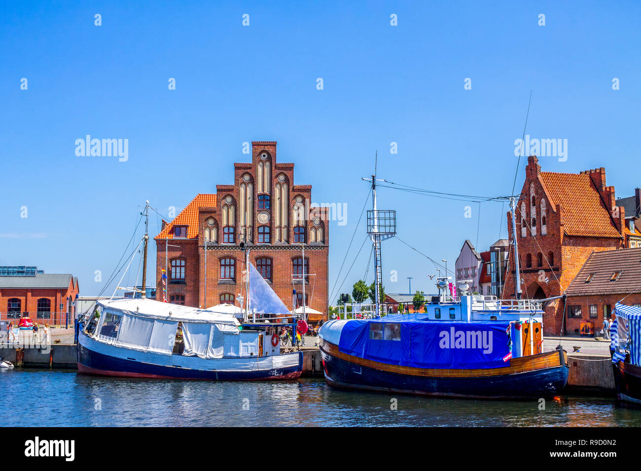Marina, Wismar, Germany Stock Photo - Alamy