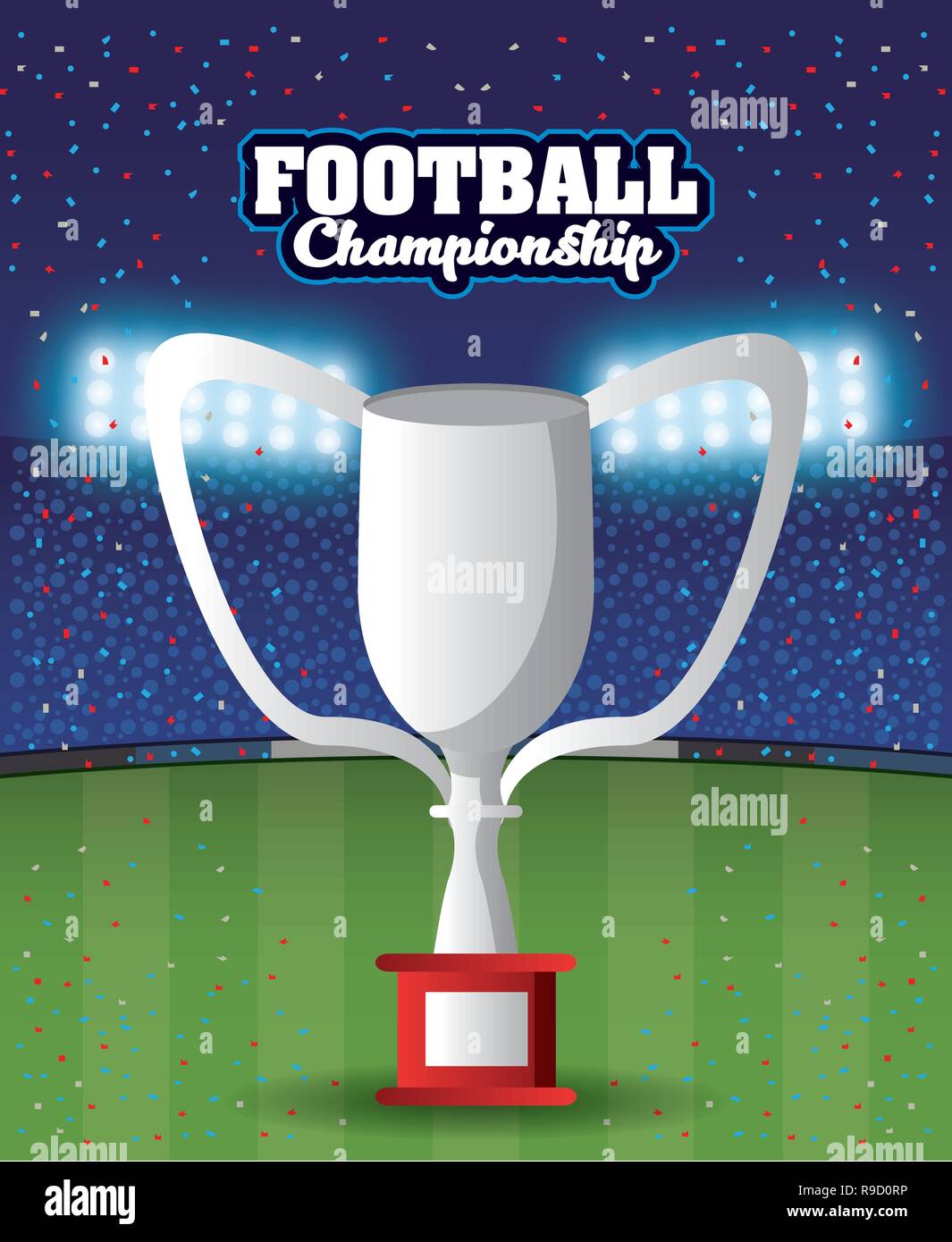 American football championship Stock Vector Image & Art - Alamy