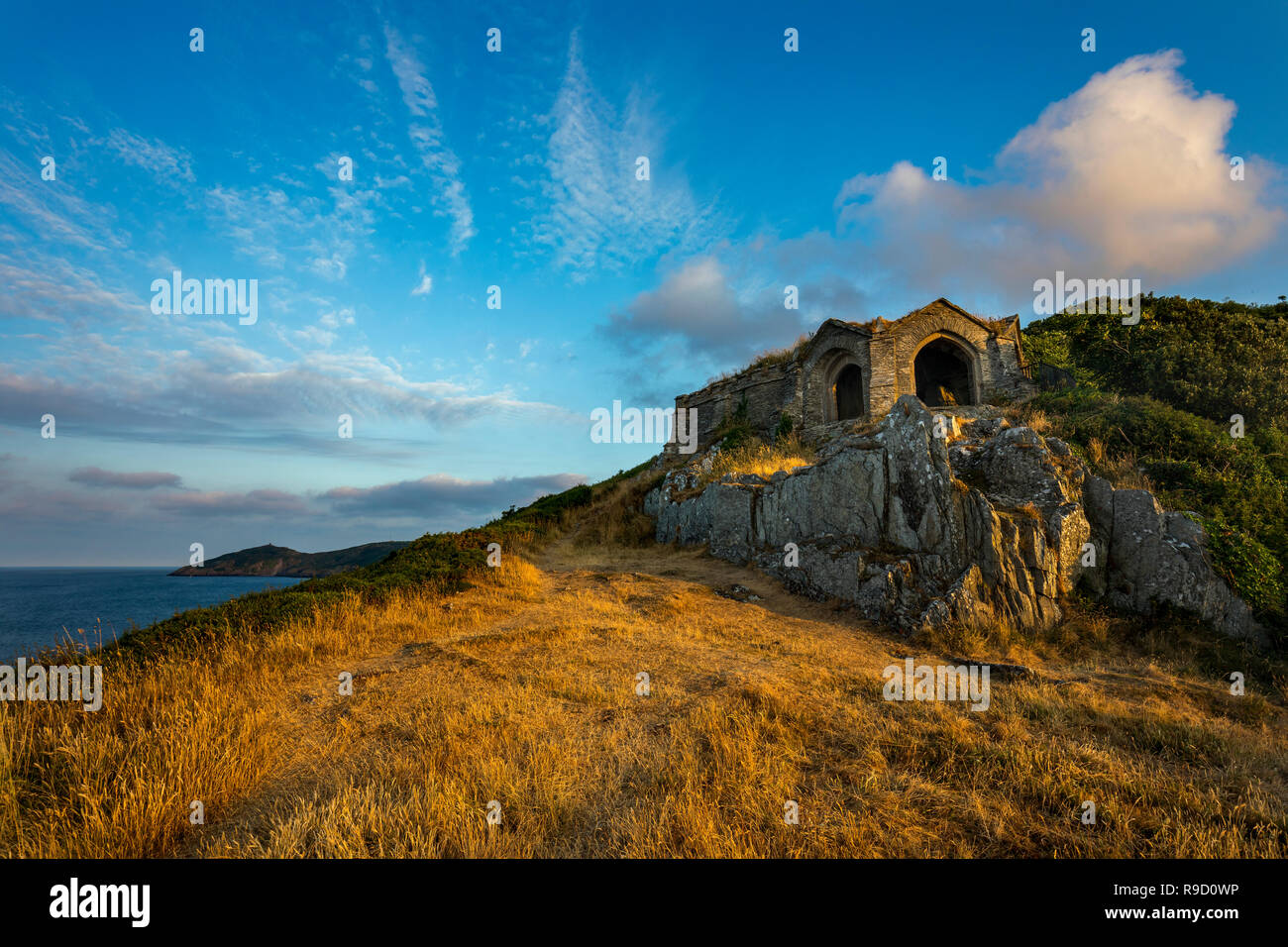 Adelaides Grotto; Rame Head; Cornwall; UK Stock Photo - Alamy