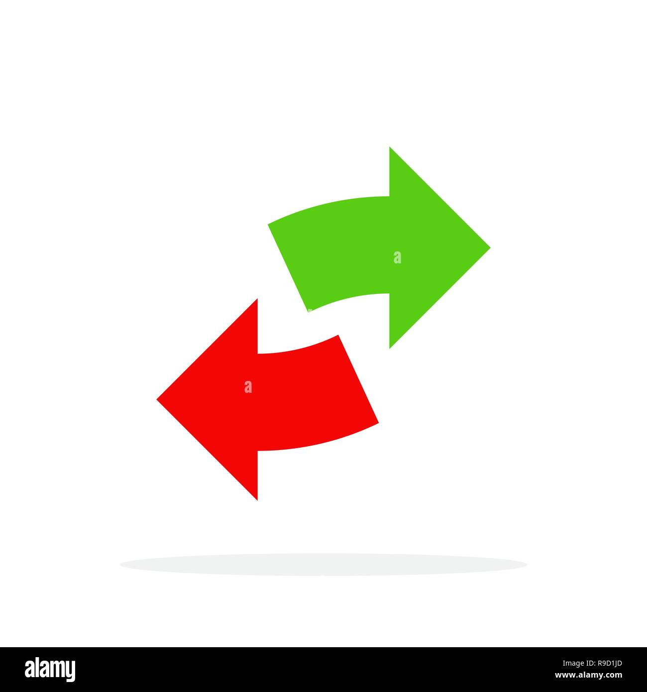 Right arrow direction Stock Vector Images - Alamy