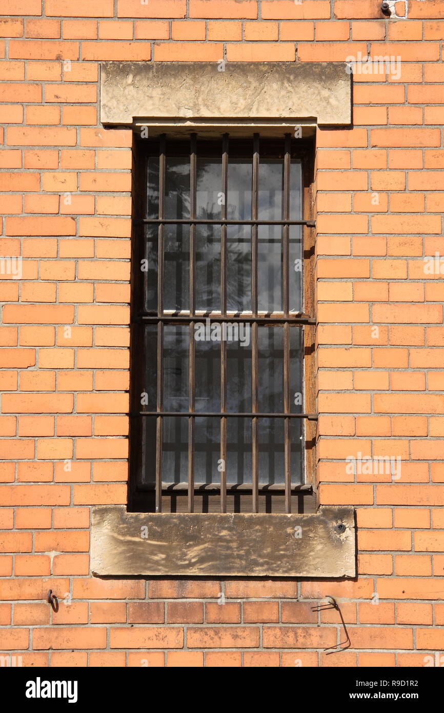 Window with bars Stock Photo - Alamy