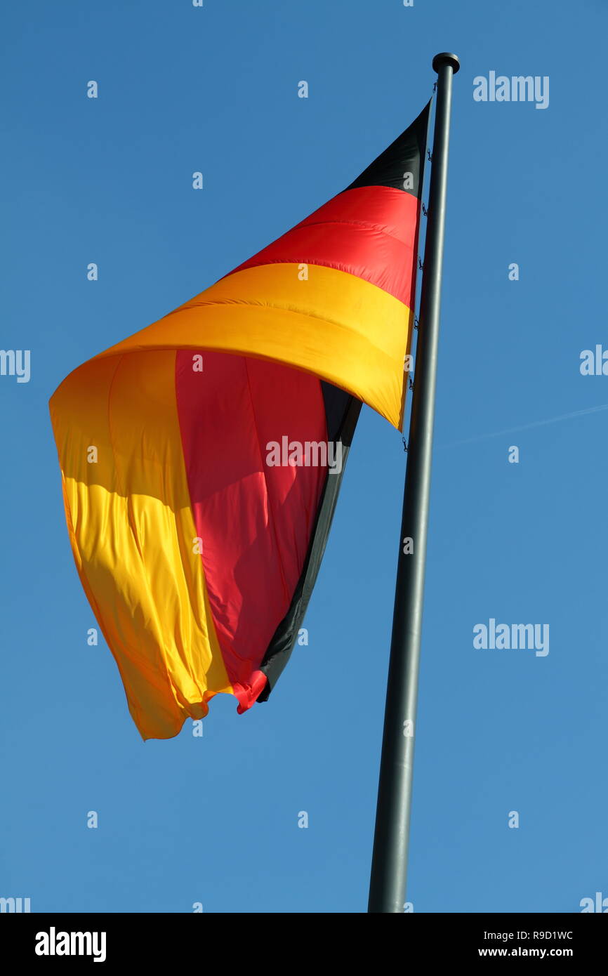 German flag at the Reichstag Stock Photo - Alamy