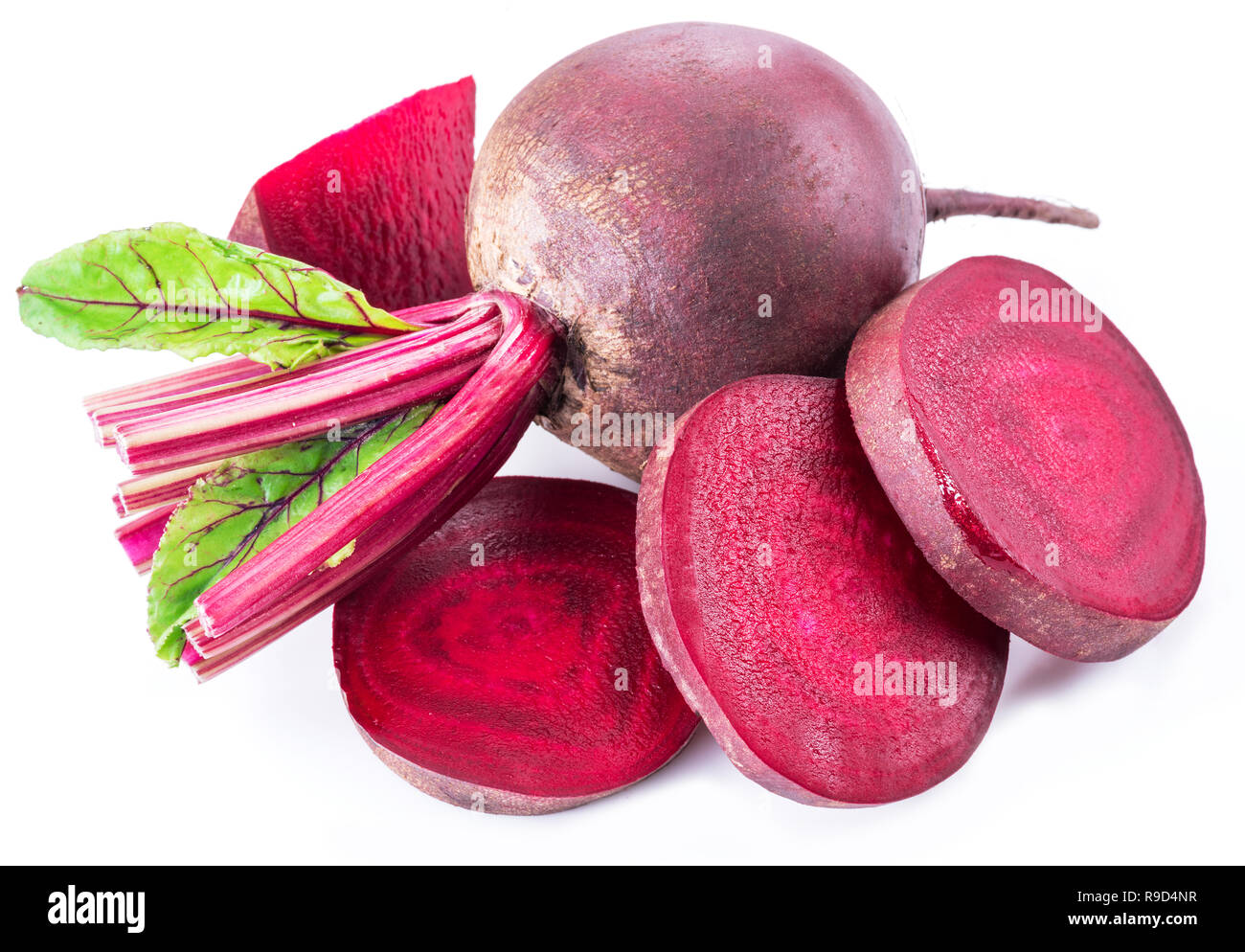 Beet slices Cut Out Stock Images & Pictures - Alamy