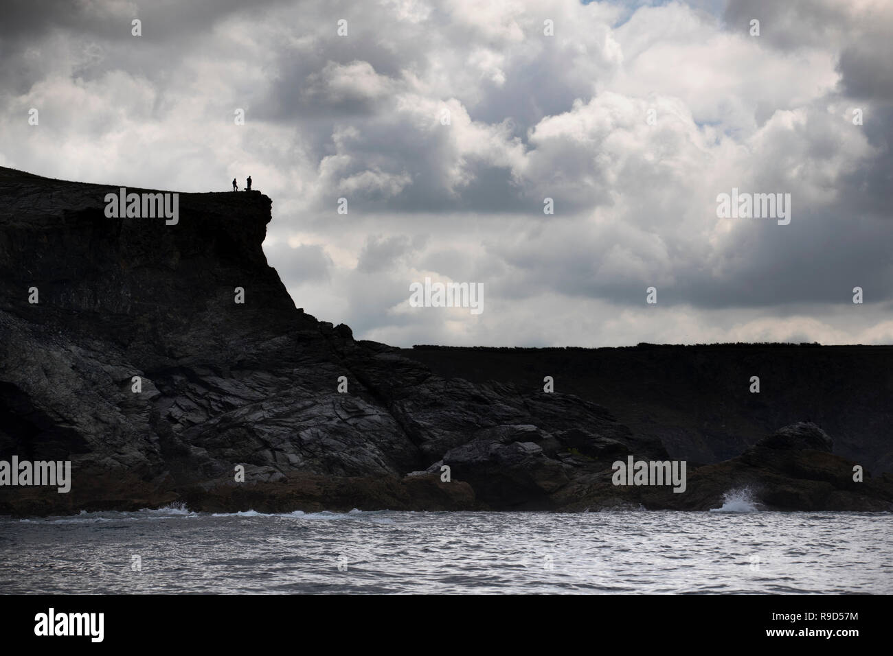 Cliffs From the Sea; Cornwall; UK Stock Photo - Alamy