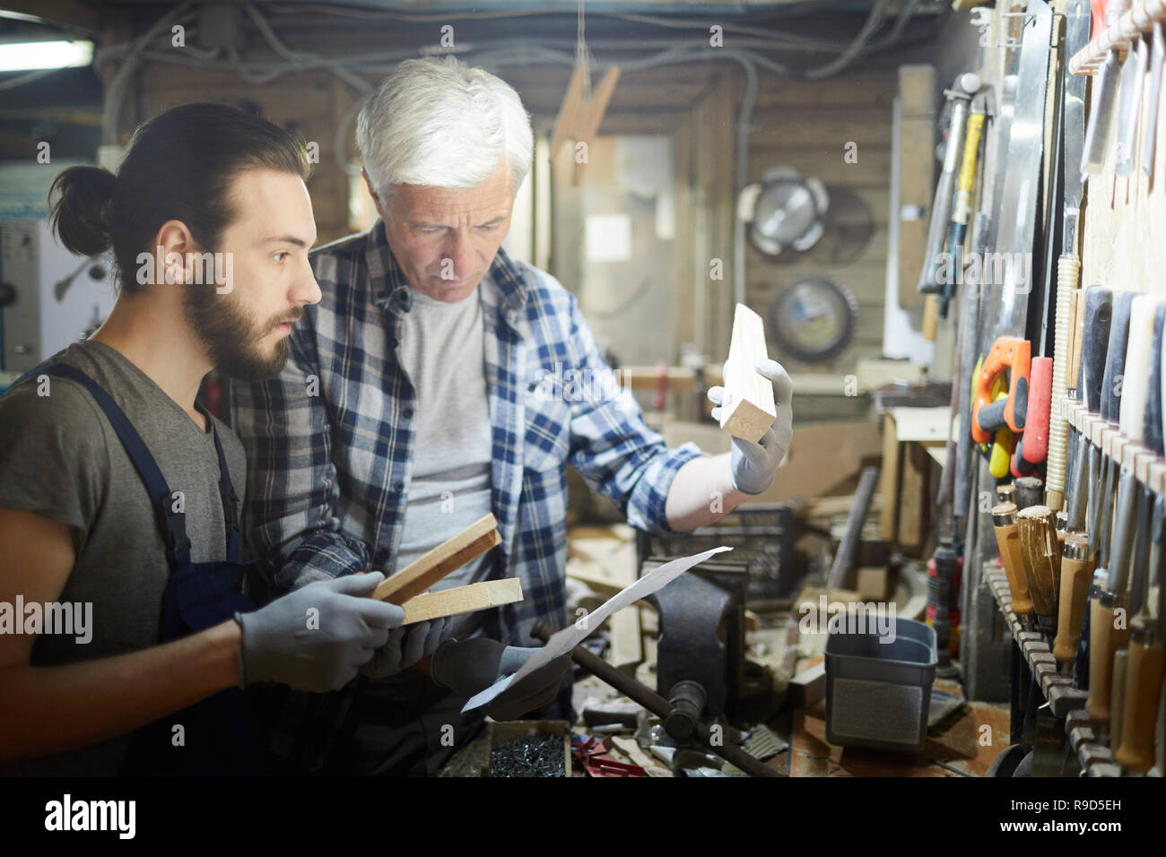 Trainee at work Stock Photo - Alamy