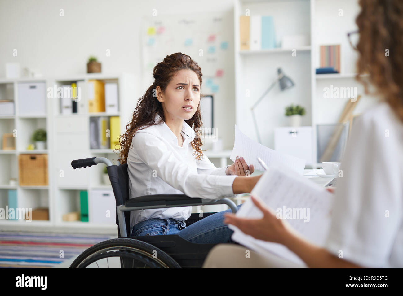 Work with papers Stock Photo - Alamy