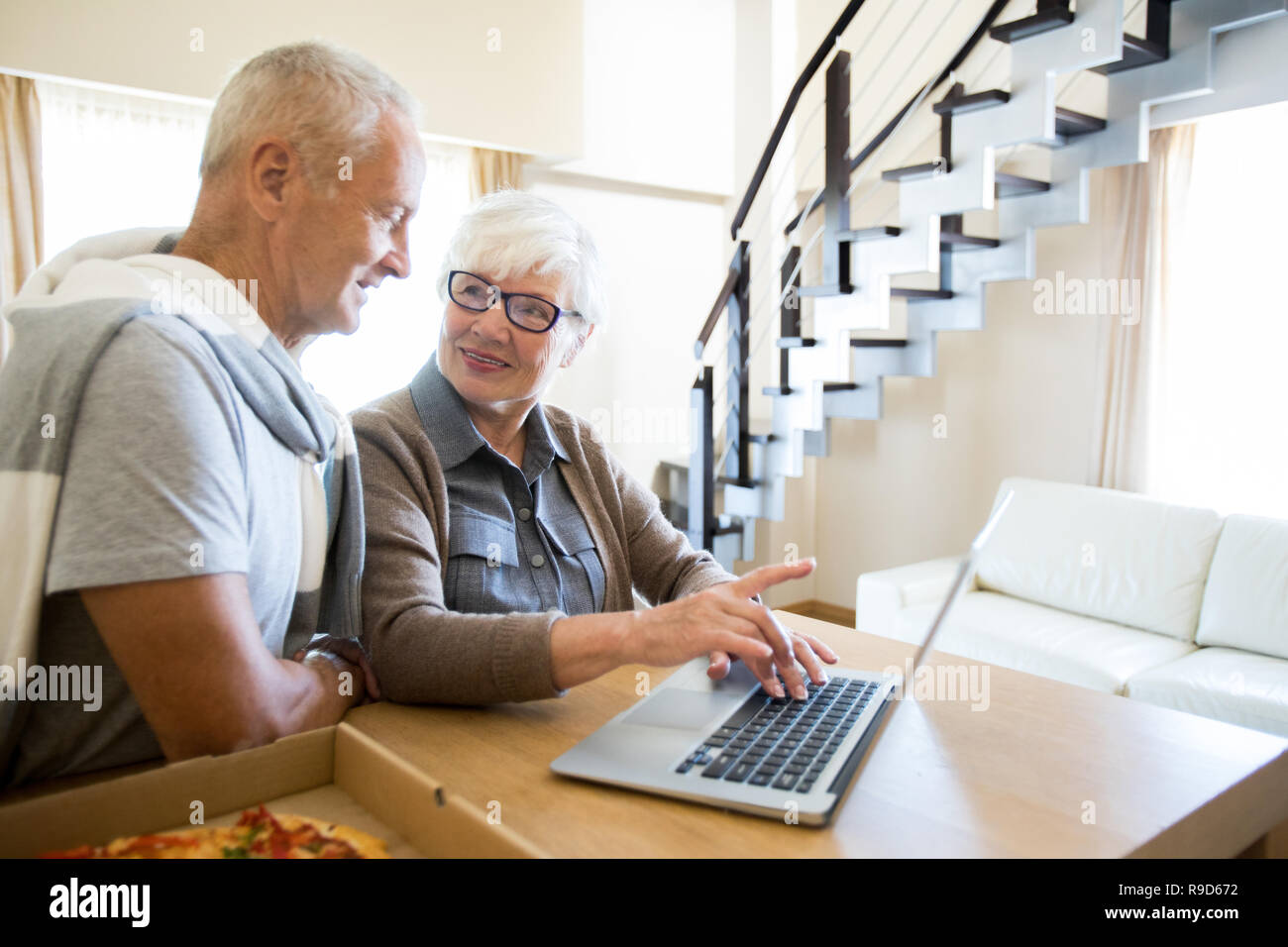 Mature businessman explaining project hi-res stock photography and ...