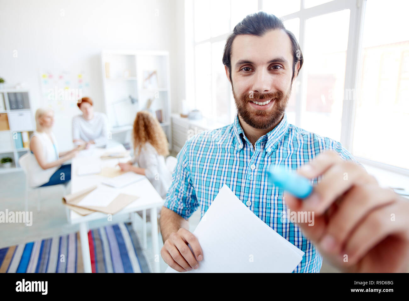 Coach by board Stock Photo - Alamy