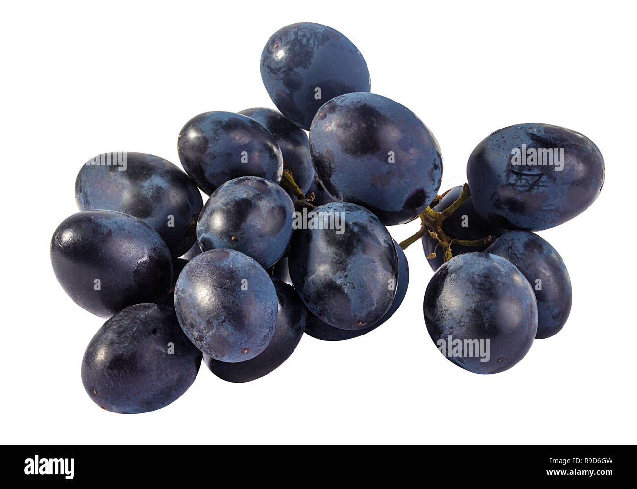 Fresh grapes isolated on white background Stock Photo - Alamy