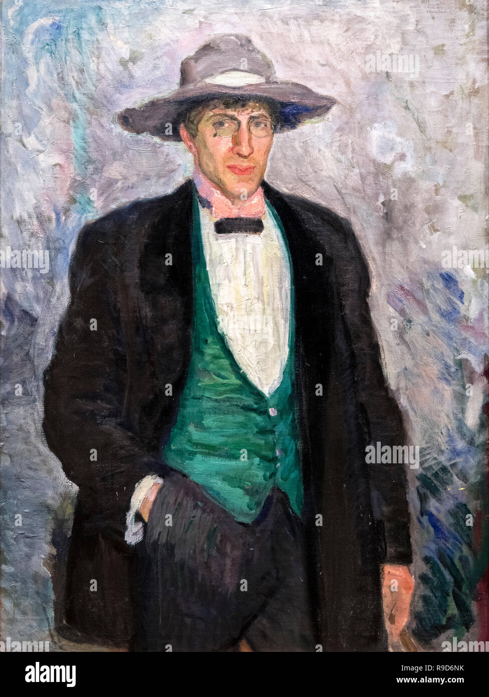 Portrait of the Norwegian artist Nikolai Astrup (1880-1928) by Bernhard ...