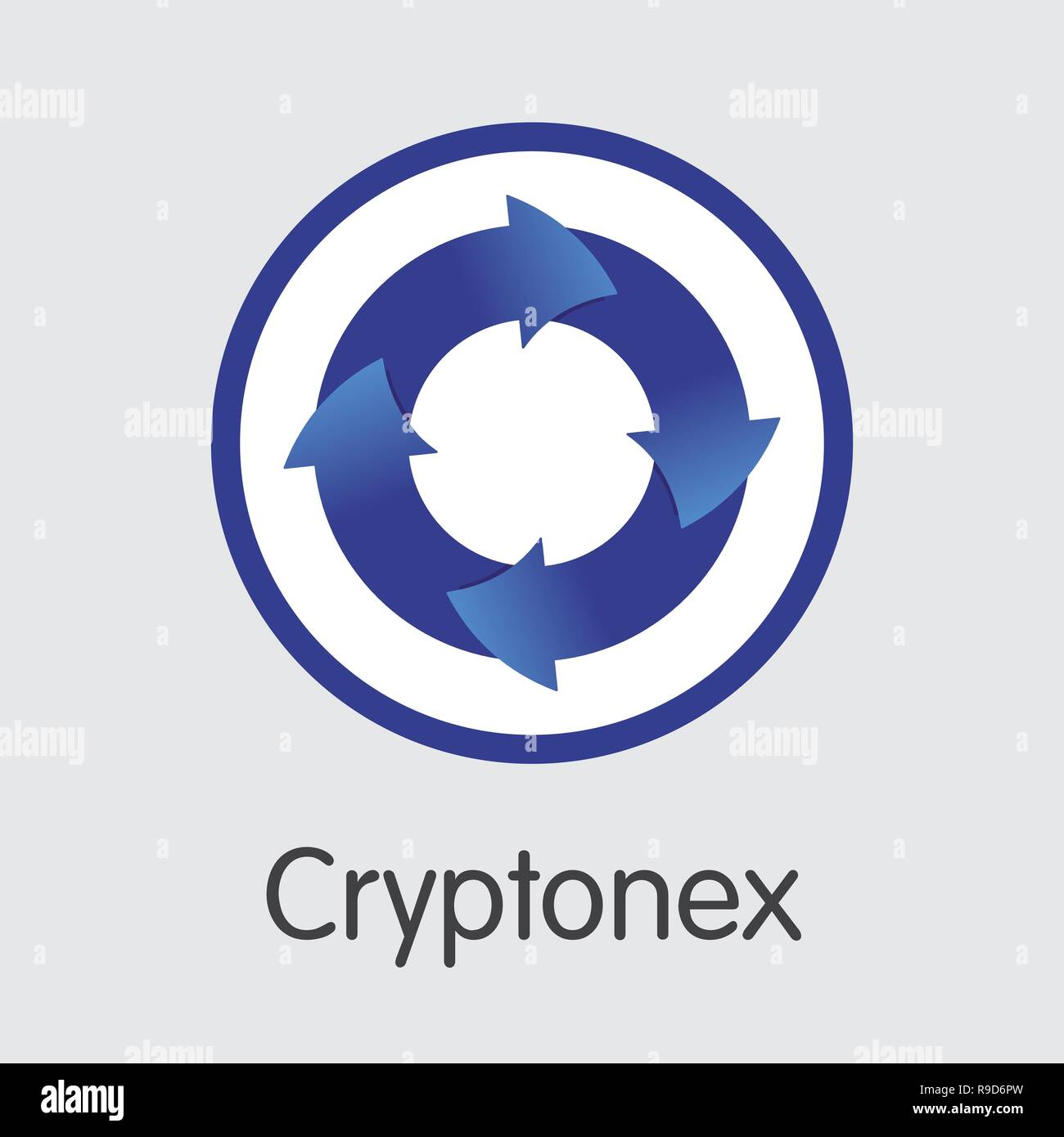 Exchange - Cryptonex. The Crypto Coins or Cryptocurrency Logo Stock ...
