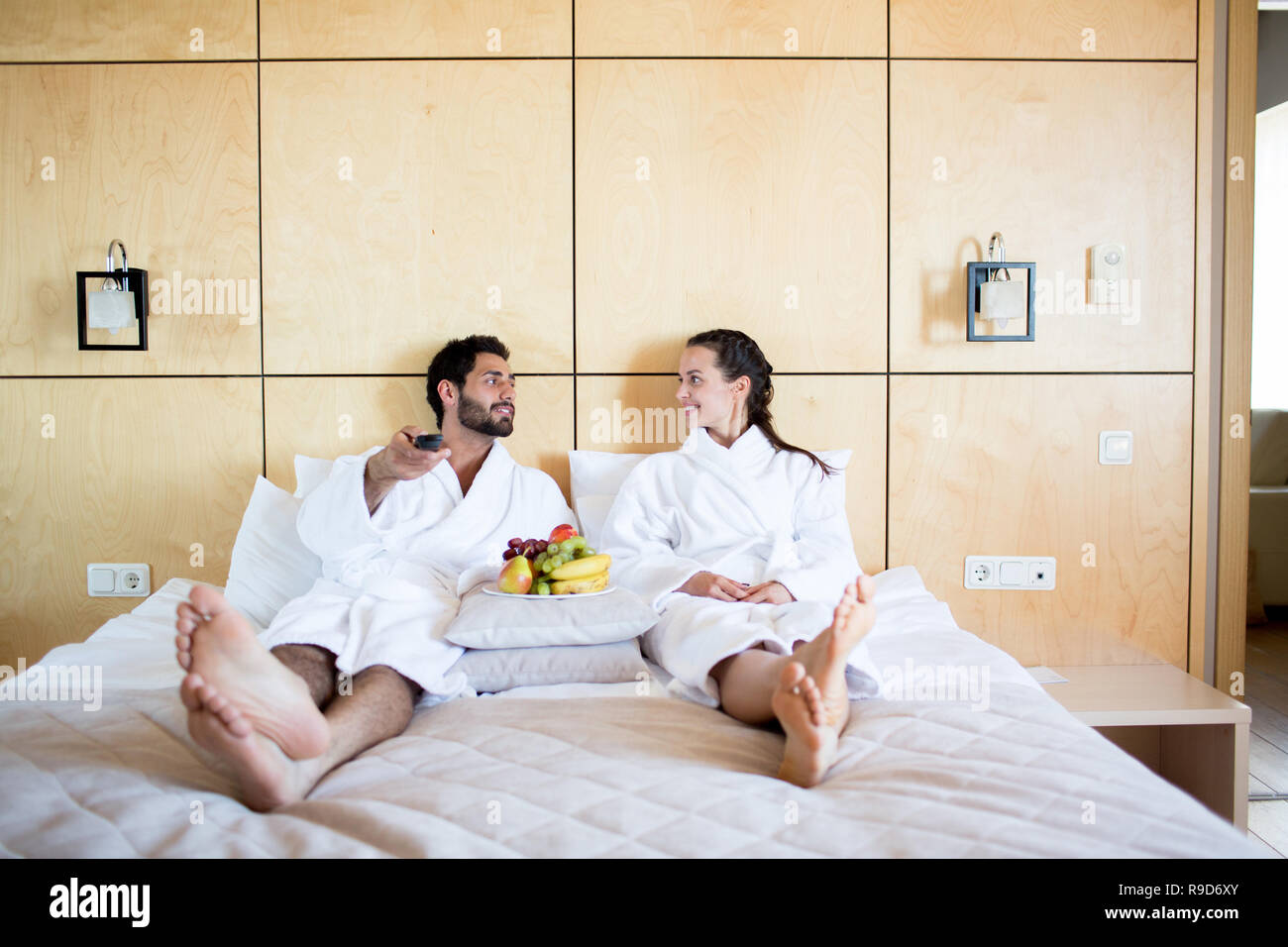 What shall we watch Stock Photo - Alamy
