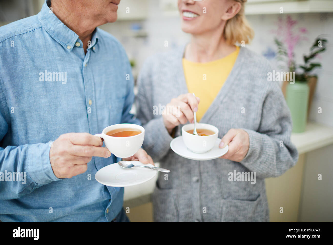 Tea in the kitchen Stock Photo - Alamy