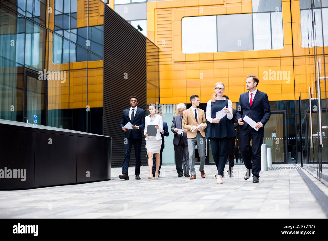 Out for break Stock Photo - Alamy