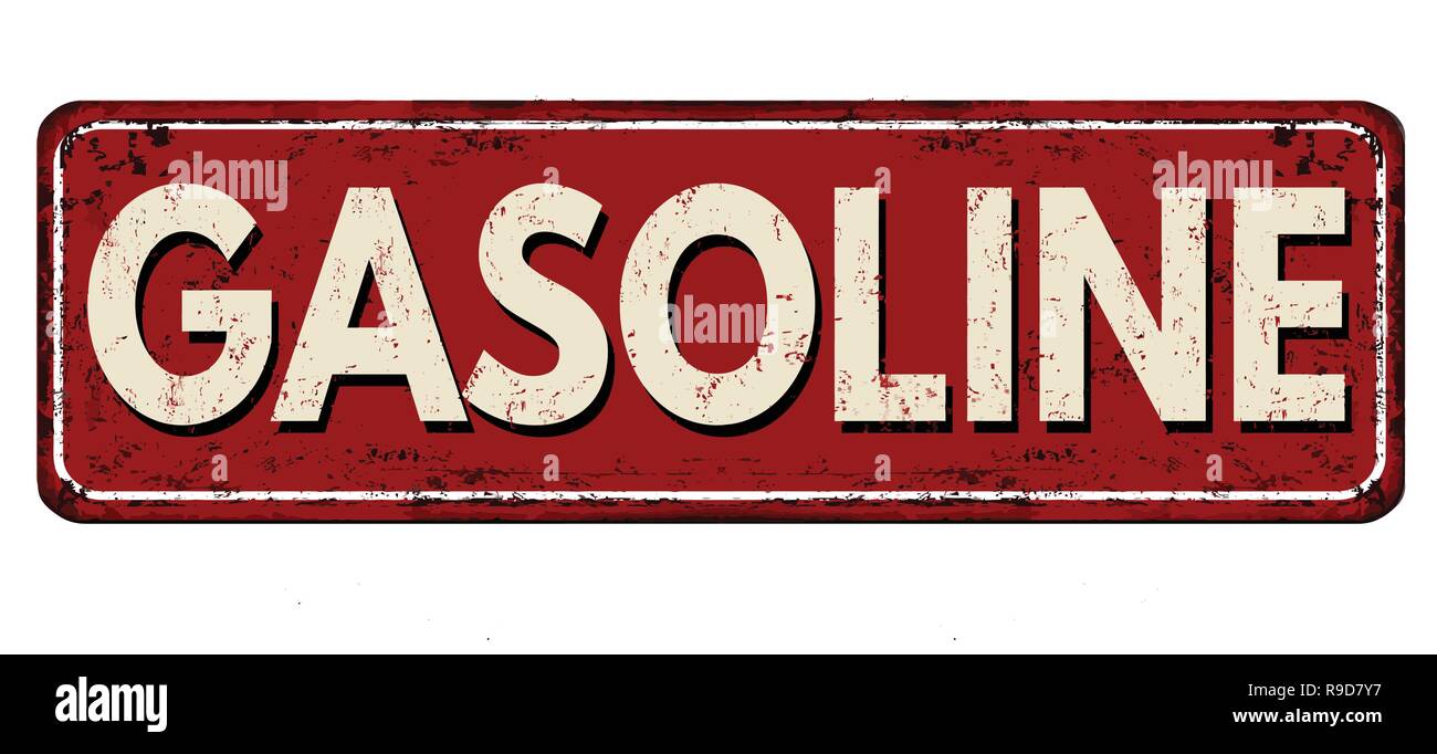 Antique petrol station sign Stock Vector Images - Alamy