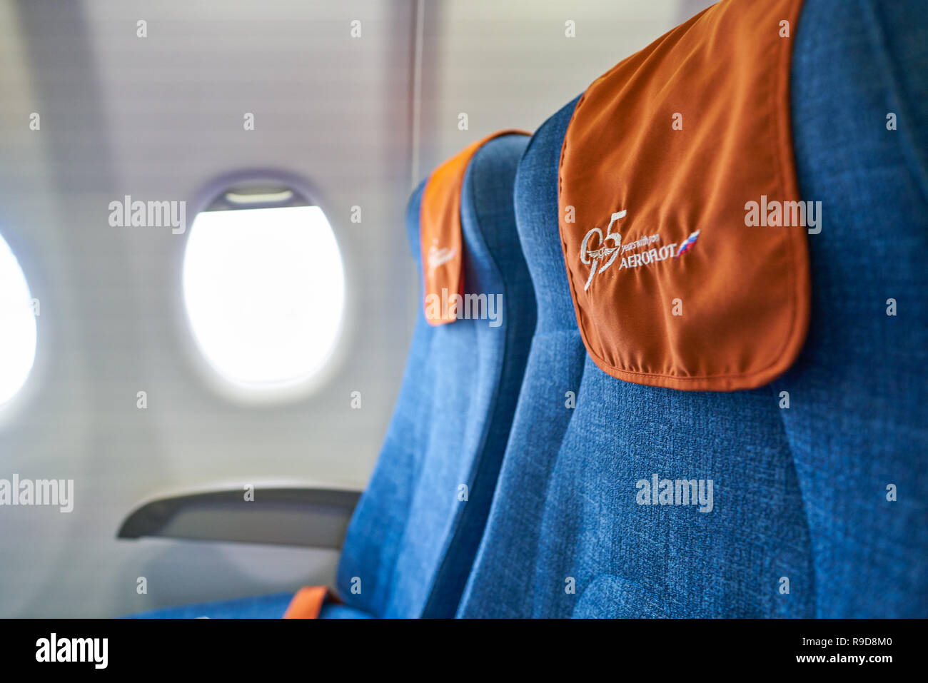 Sukhoi superjet 100 interior hi-res stock photography and images - Alamy