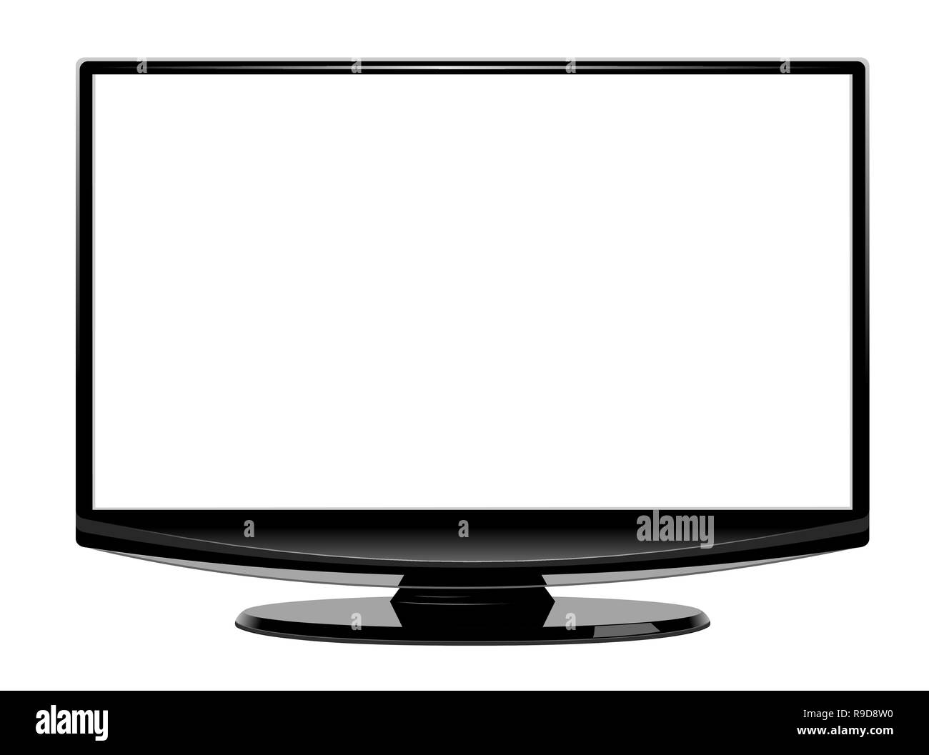 TV screen flat lcd led vector illustration Stock Vector Image & Art - Alamy