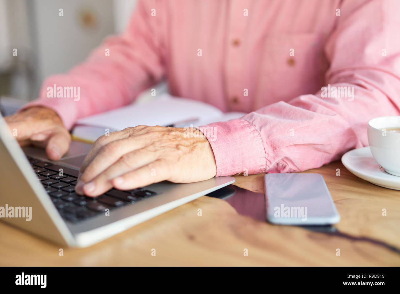 Typing aged hi-res stock photography and images - Alamy