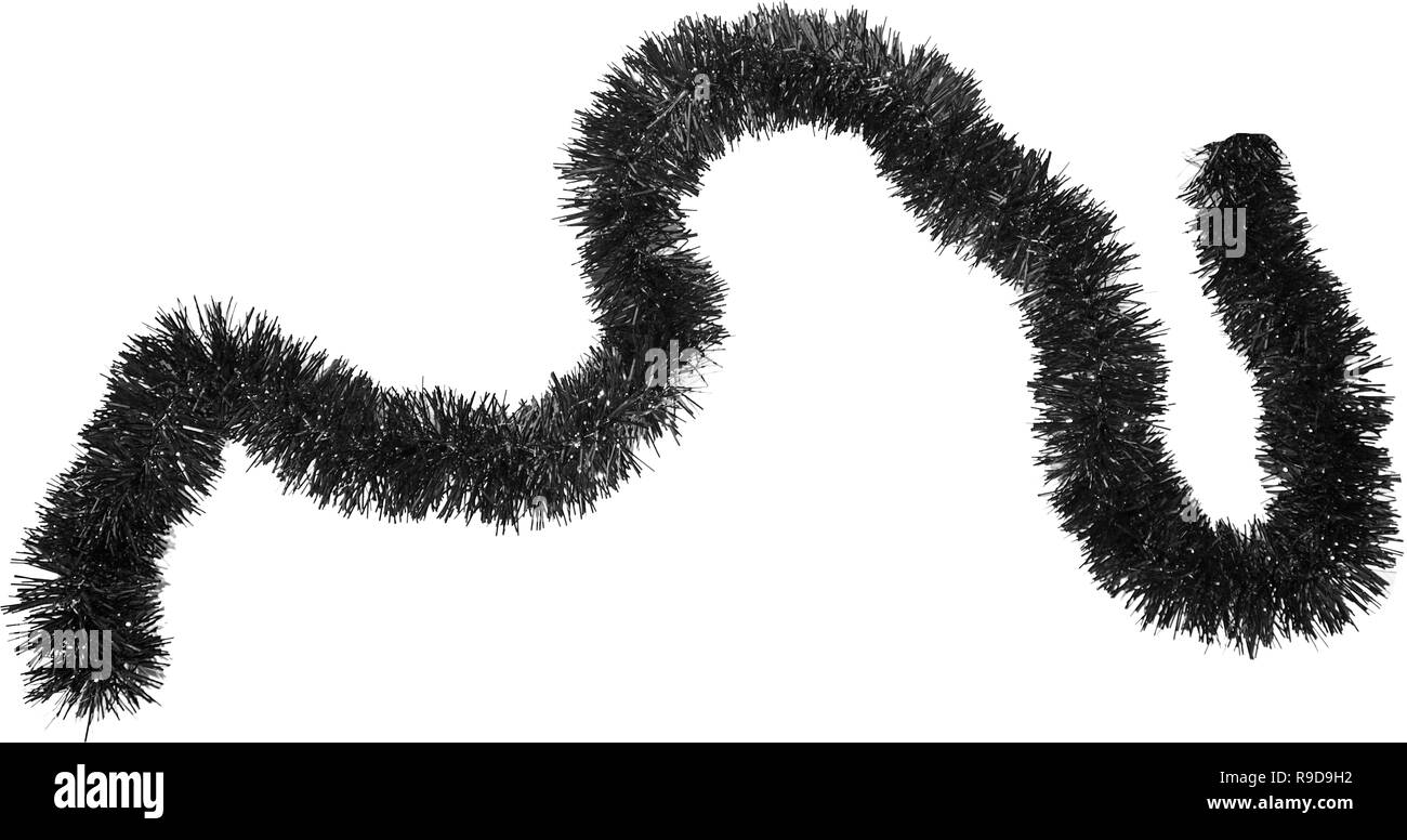 Christmas garland. Abstract isolated photo on white background Stock ...