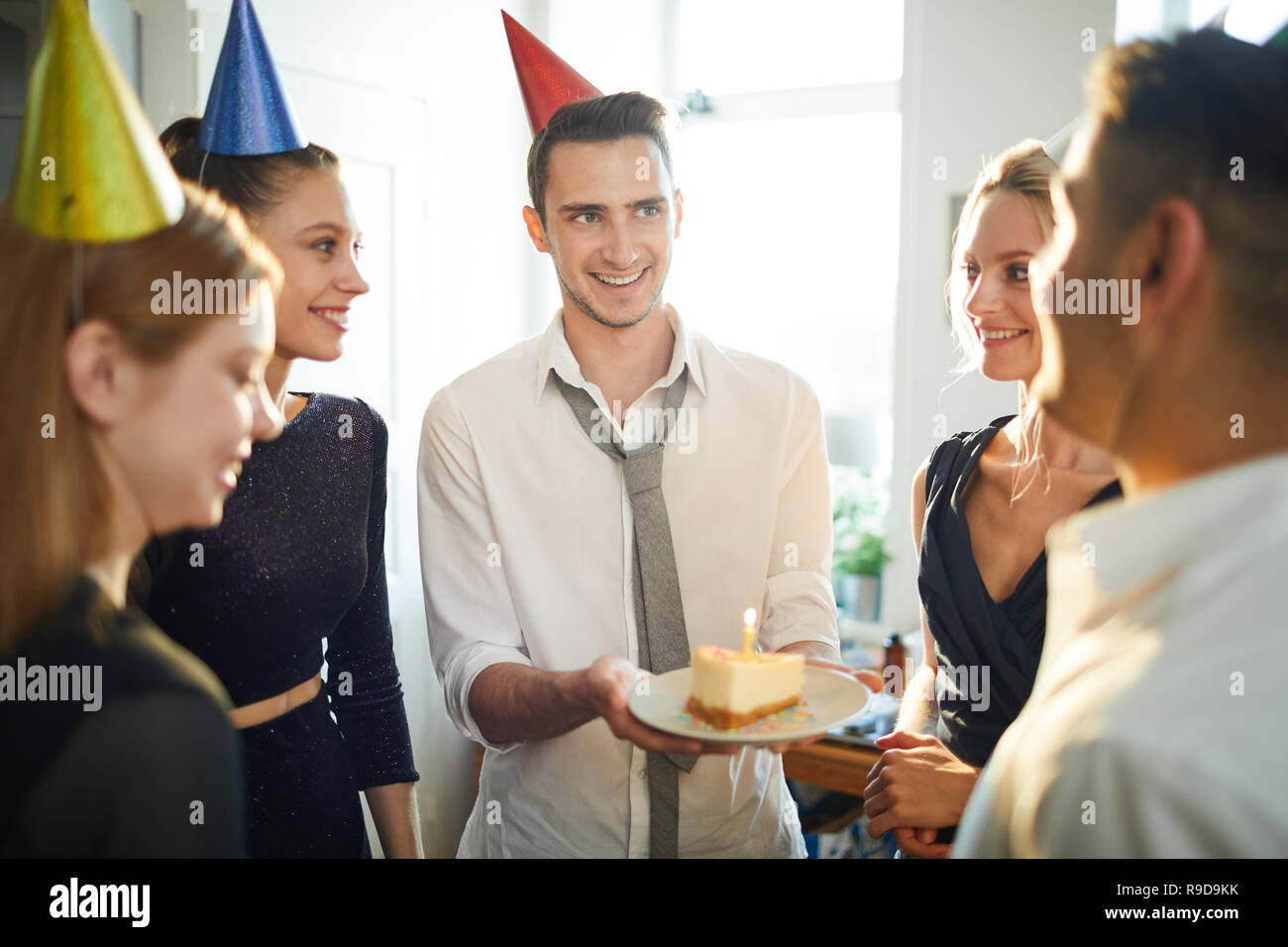 Cake for friend Stock Photo - Alamy