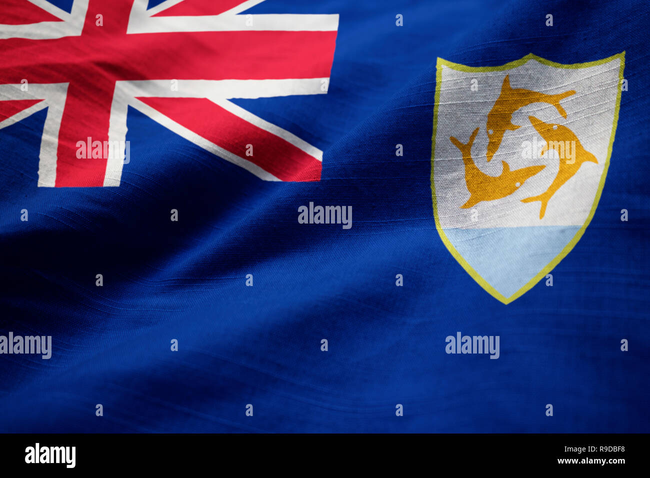 National flag of anguilla hi-res stock photography and images - Alamy