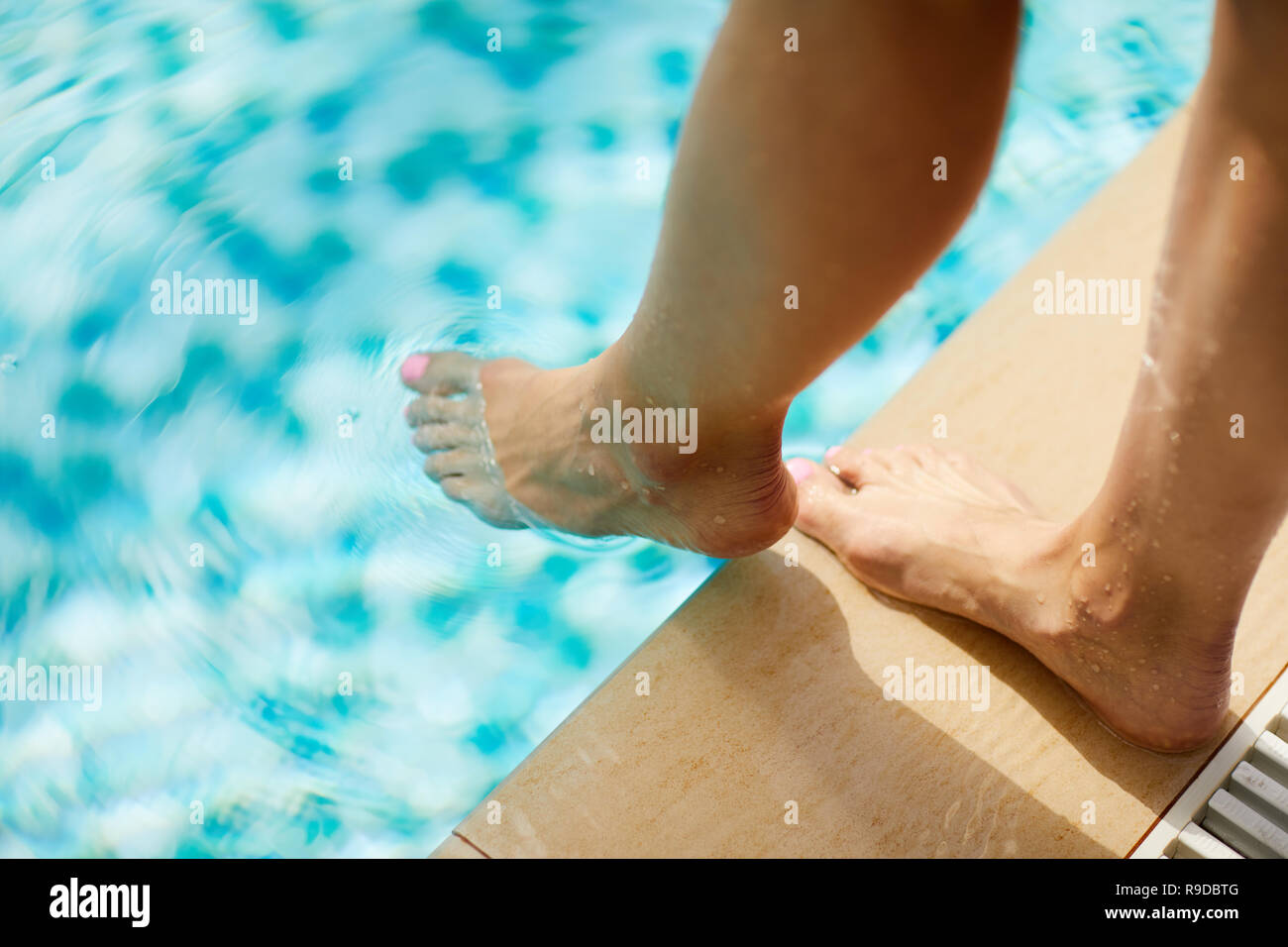 Too hot water adult human hi-res stock photography and images - Alamy