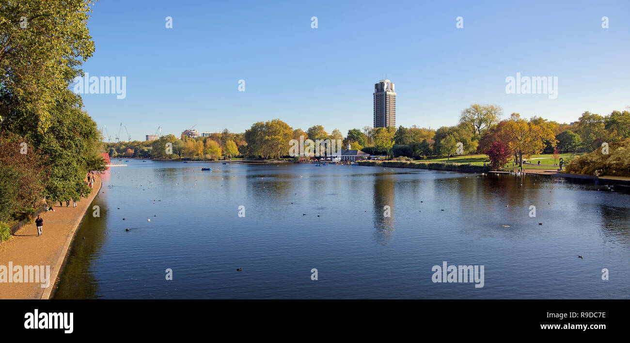 The Serpentine Hyde Park London England Stock Photo - Alamy