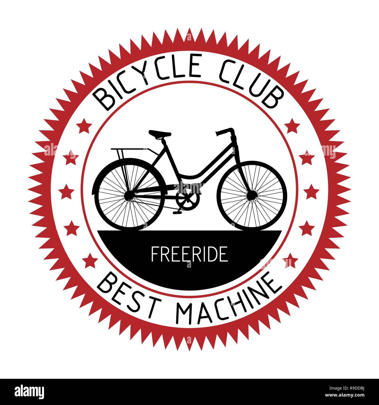 bicycle emblem sport club design Stock Vector Image & Art - Alamy