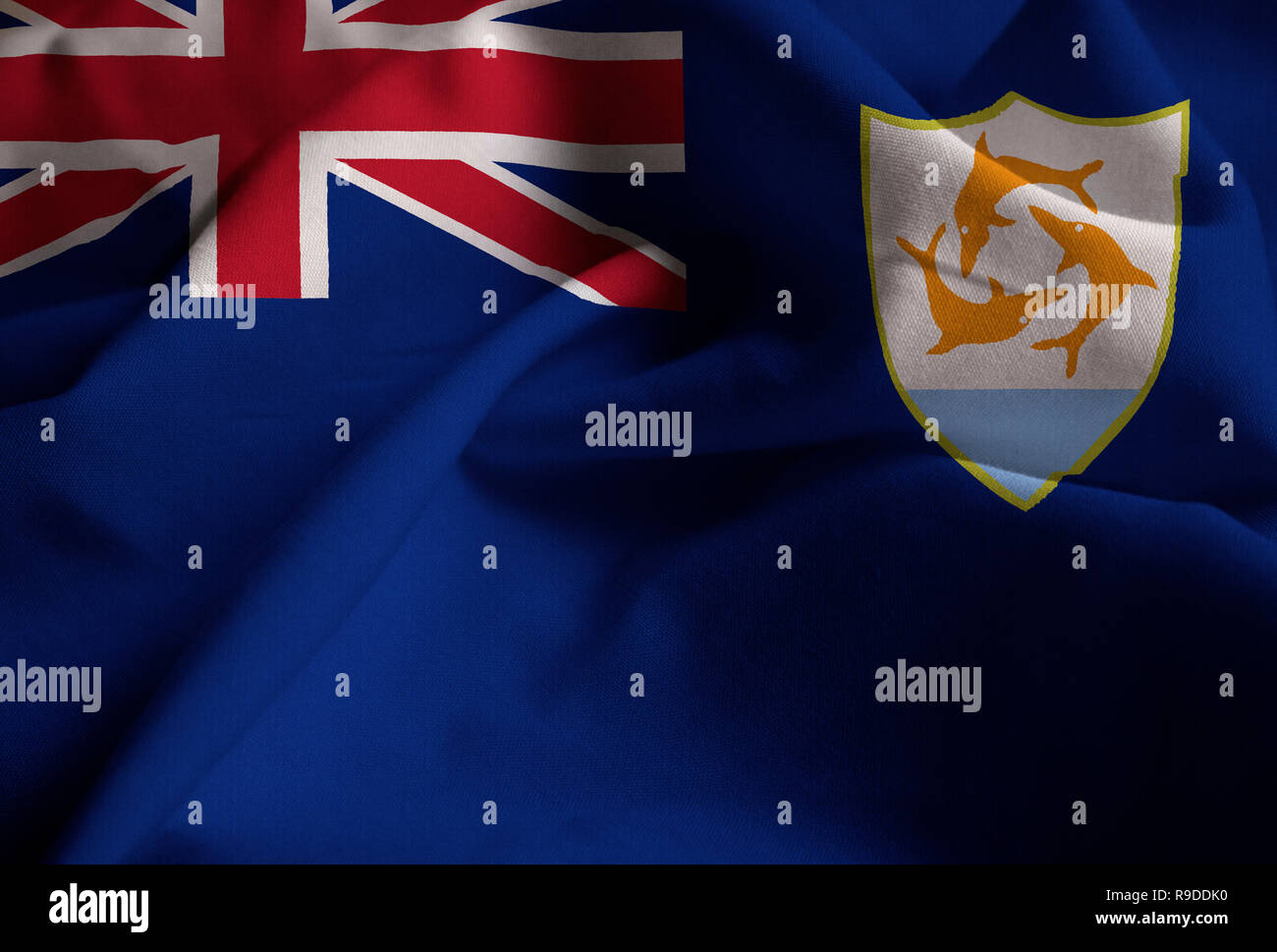National flag of anguilla hi-res stock photography and images - Alamy