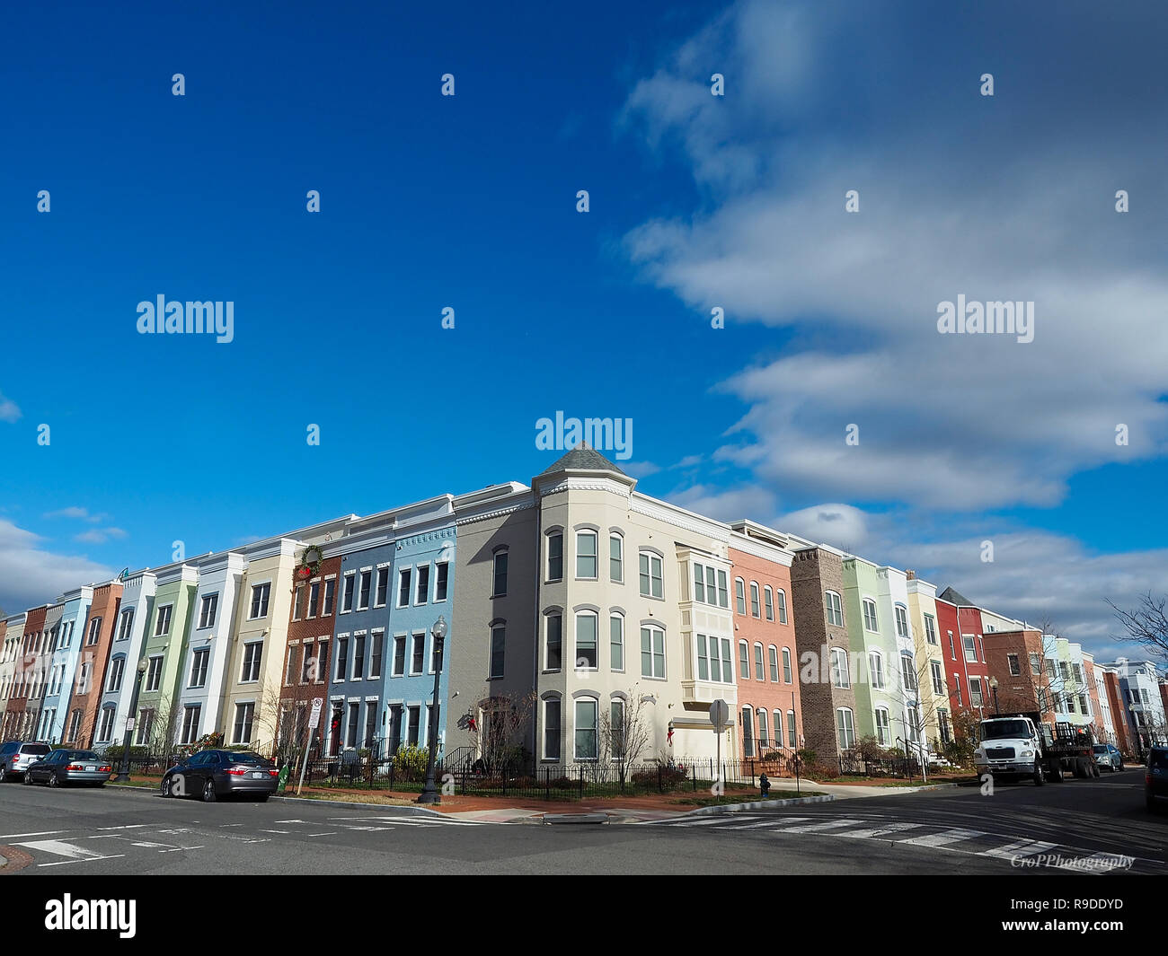 Residential buildings near Capitol Riverfront in Washington DC Stock ...