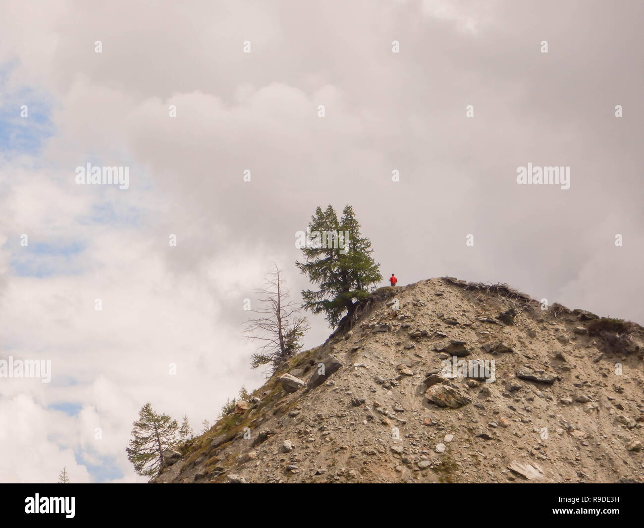 Veny Valley, Val d'Aosta - Italy. Mountain peak Stock Photo - Alamy