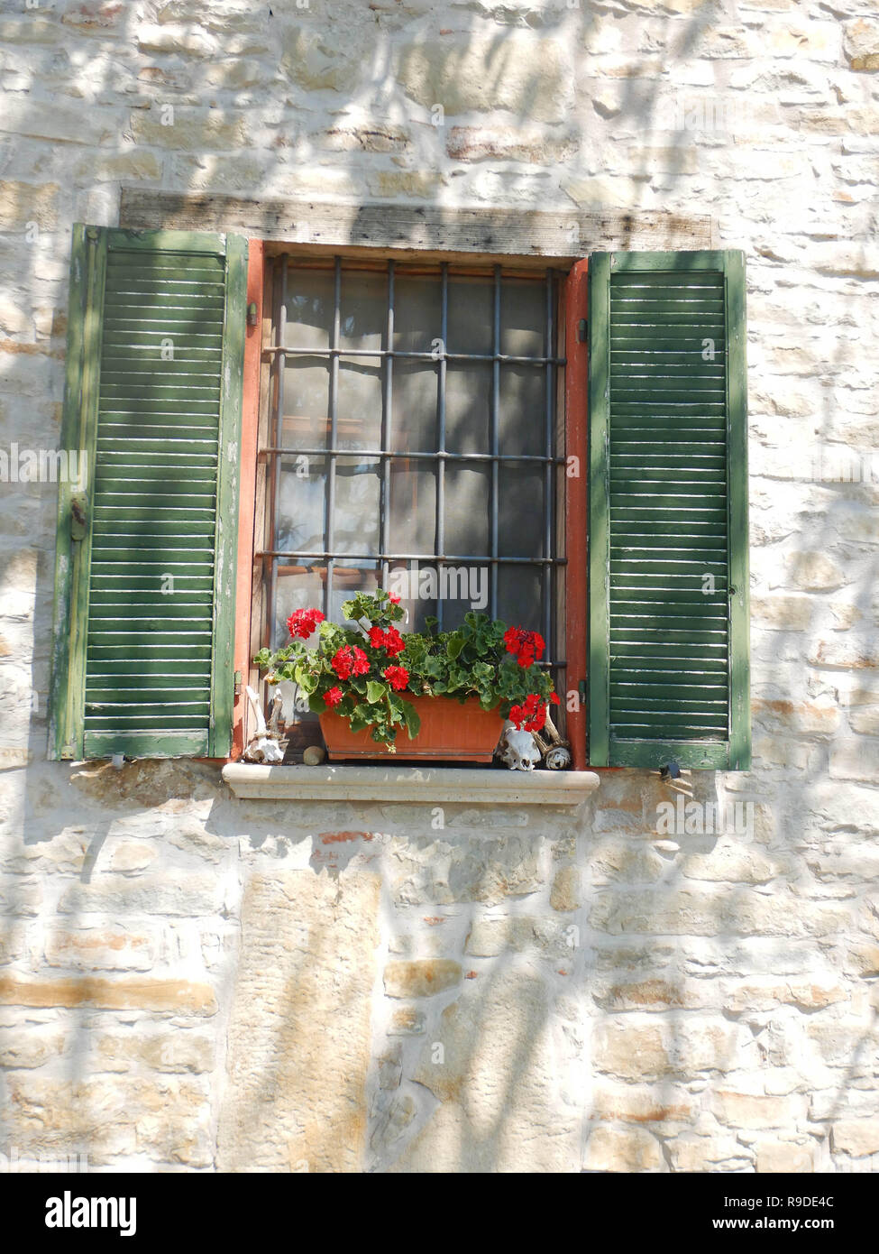 A windows of a country house Stock Photo - Alamy