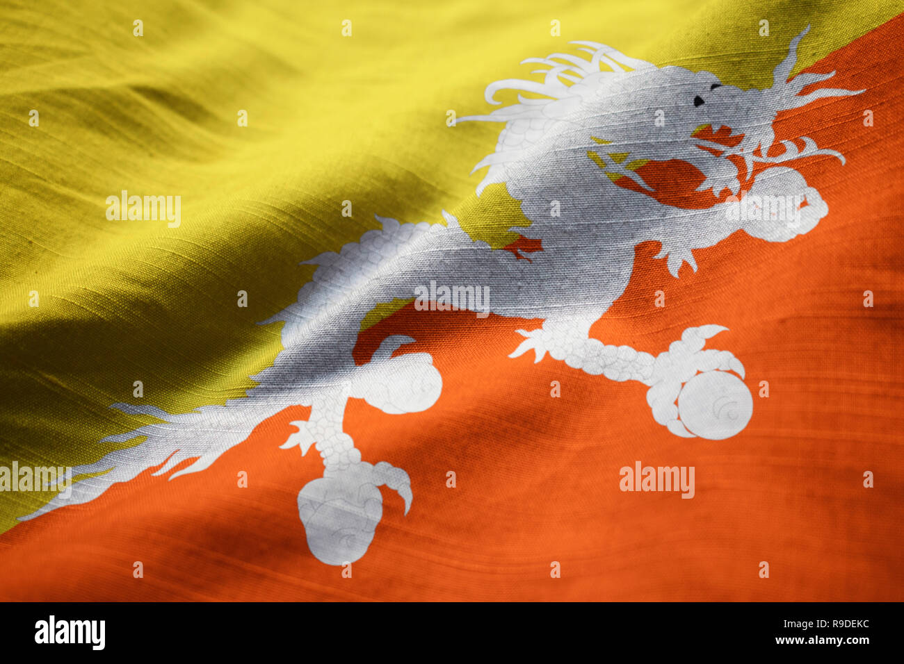 Bhutan map flag hi-res stock photography and images - Alamy