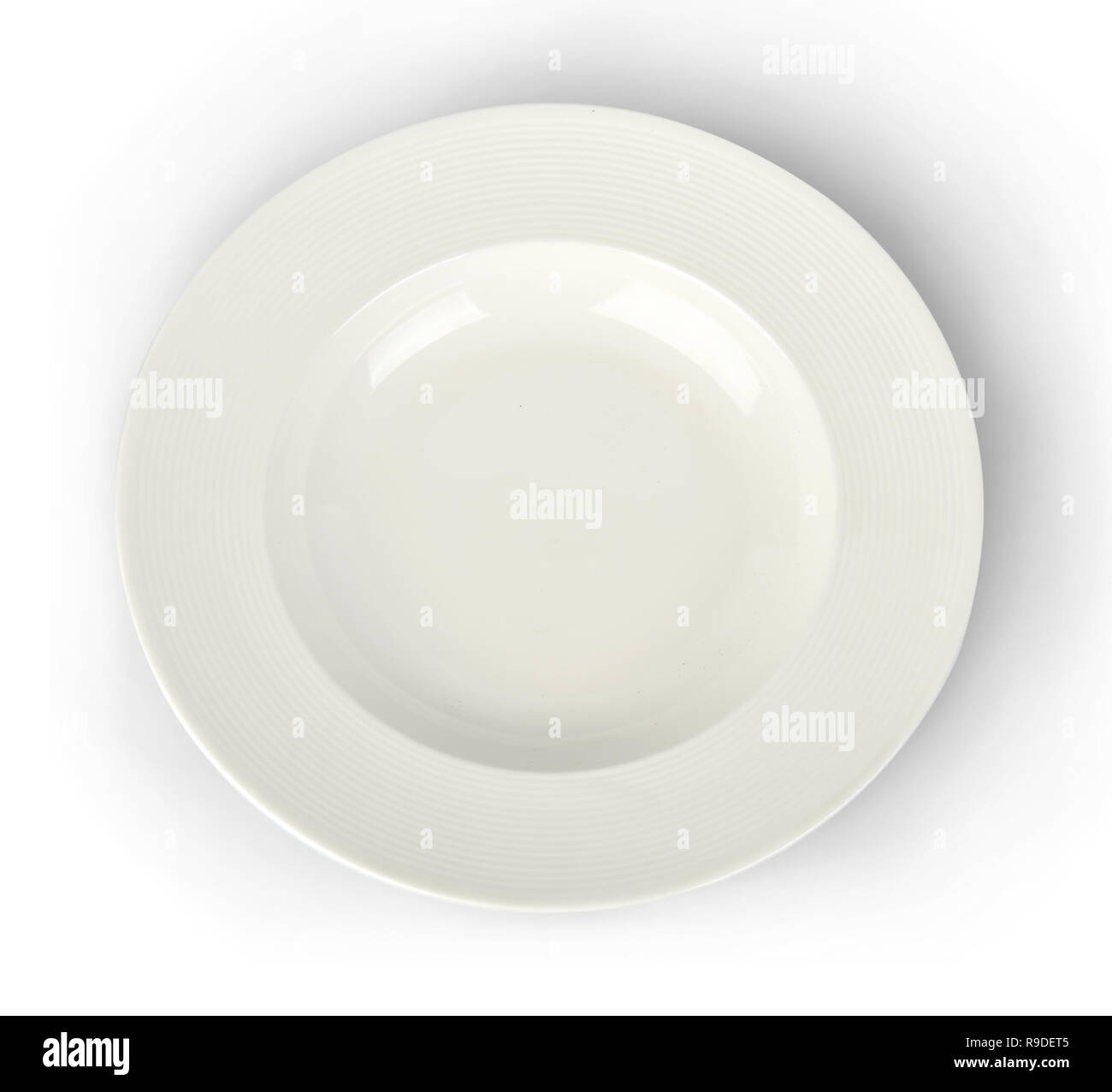 plate on white background Stock Photo - Alamy